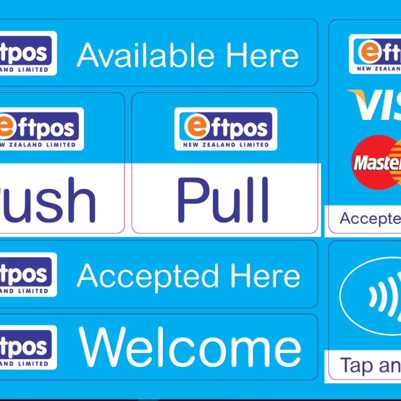 Free Surcharge Stickers | EFTPOS NZ Shop - Just Pay Shipping!